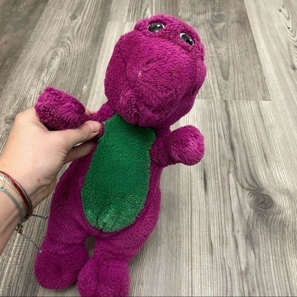 Lyons | Toys | Vintage 9s Plush Barney From Barney Friends | Poshmark
